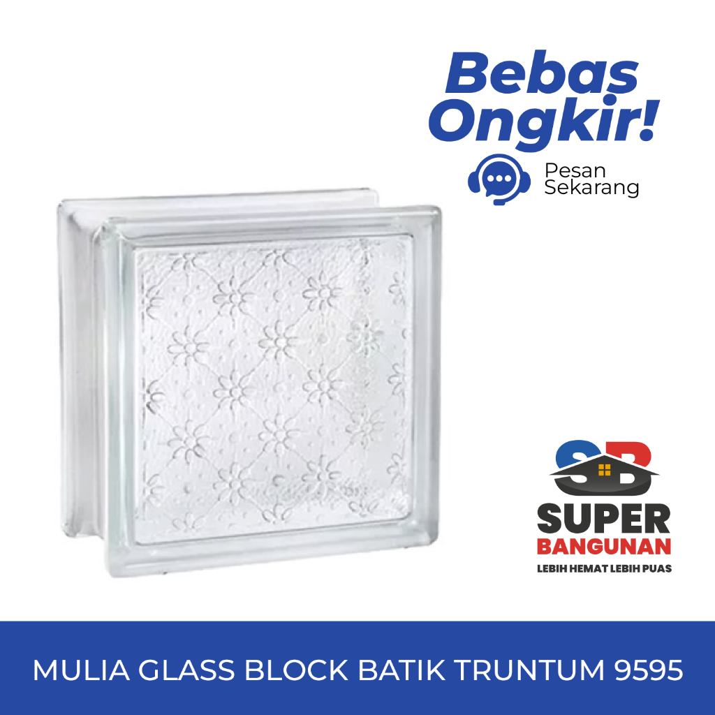 Jual MULIA GLASS BLOCK BATIK TRUNTUM 9595 (IDT) | Shopee Indonesia