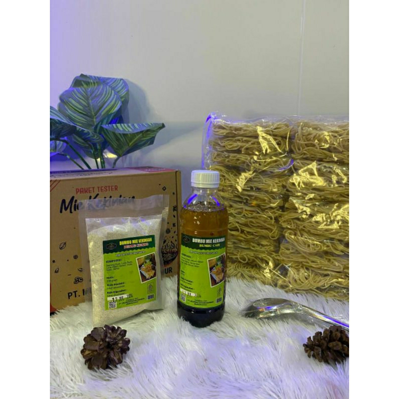 Jual Mie Kekinian Bahan Mie level milenial 1 Paket isi 20 keping porsi ...