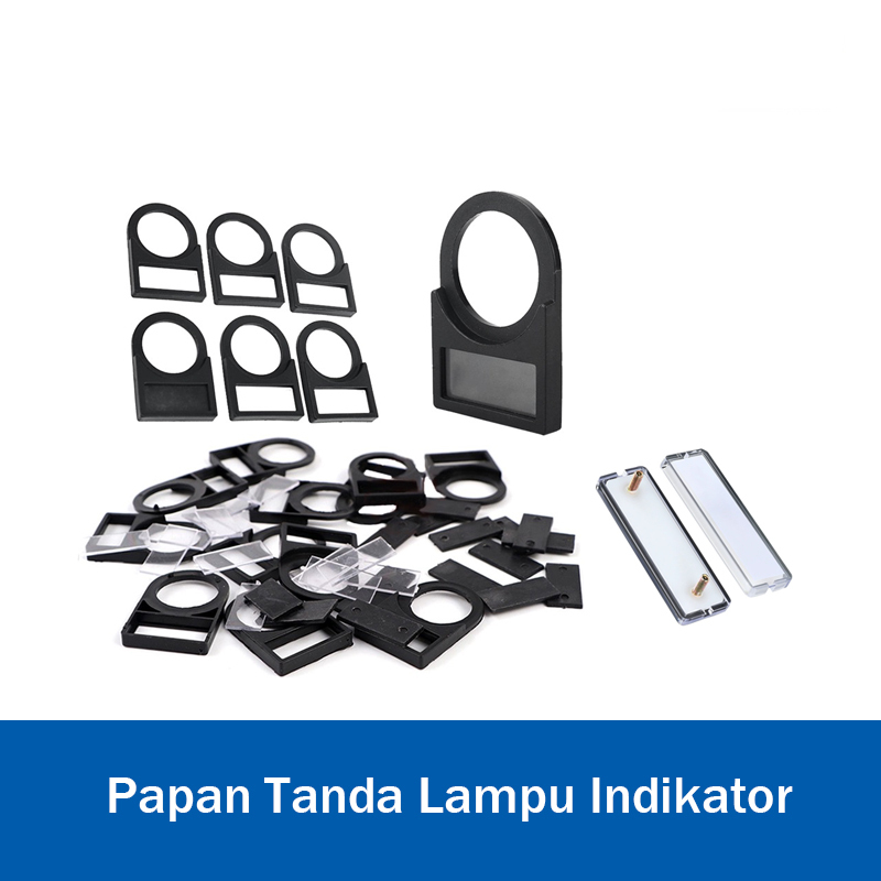 Jual Legend Plate 22 mm / Label Pilot Lamp / Penanda Pilot Lamp / Name ...