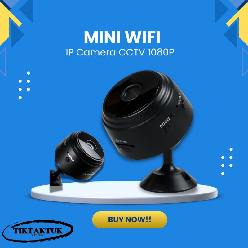 Jual Mini WiFi IP Camera CCTV 1080P-cctv online-cctv mini | Shopee ...