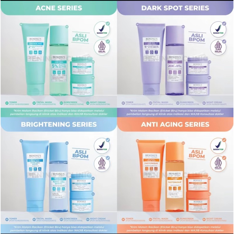Jual paket basic bening skincare | Shopee Indonesia