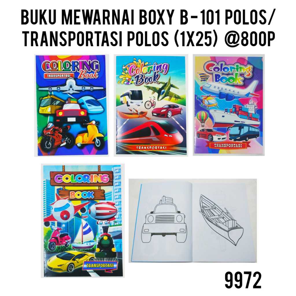Jual Buku Mewarnai Boxy / Buku Mewarnai Anak / Children Coloring Book ...