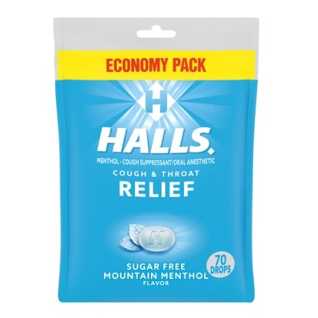 Jual Halls Sugar Free Menthol Permen Batuk Pilek Tenggorokan | Shopee ...
