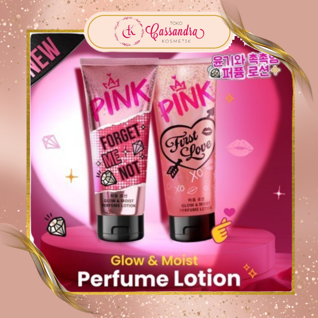 Jual PINK SKIN GLOW & MOIST PERFUME LOTION 180ML | Shopee Indonesia
