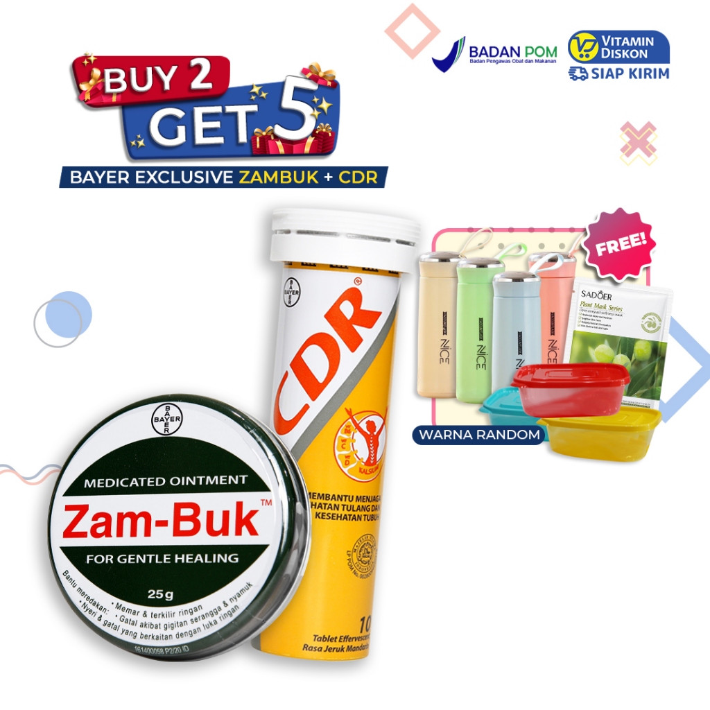 Jual BUY 2 GET 5 BAYER EXCLUSIVE ZAMBUK + CDR | Shopee Indonesia