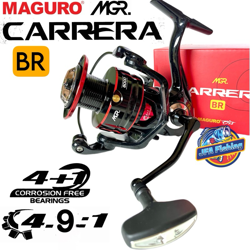 Jual Reel Maguro CARRERA BR 6000 4+1Bb PowerHandle | Shopee Indonesia