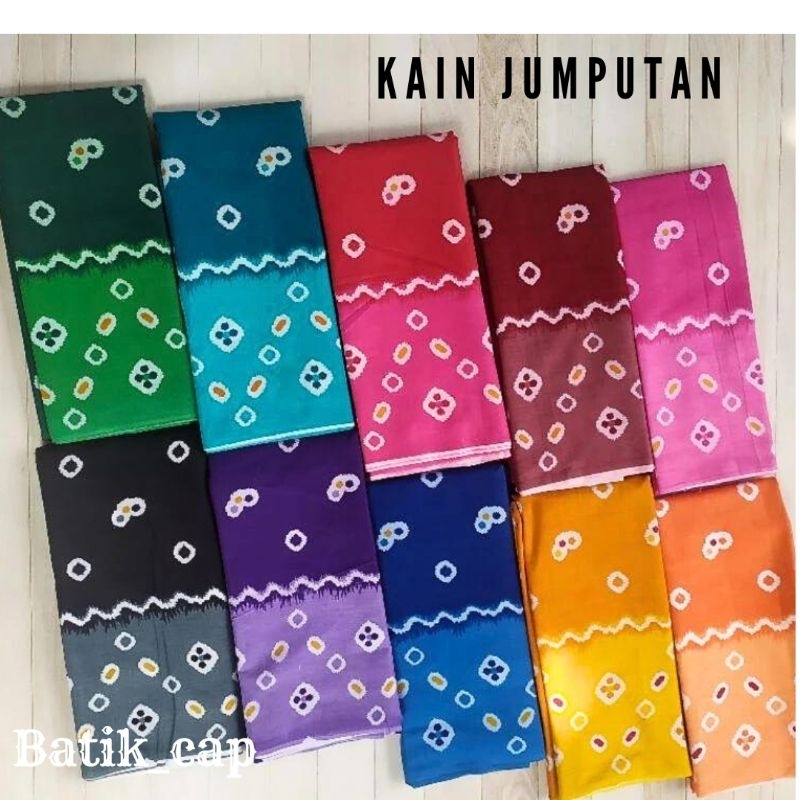 Jual Kain Jumputan Printing Ukuran 2 Meter Untuk Seragam Kebaya ...