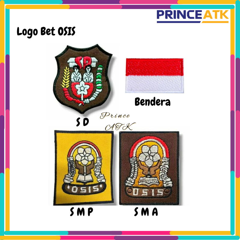 Jual Logo Badge Bet Osis Bordir Seragam Sekolah SD SMP MA | Shopee ...