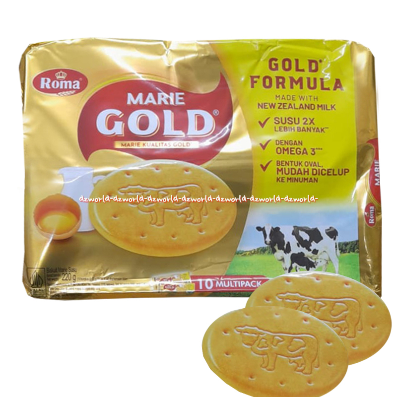 Jual Roma Marie Gold 220gr Biskuit Roma Susu Biscuit Marie Regal Bulat ...