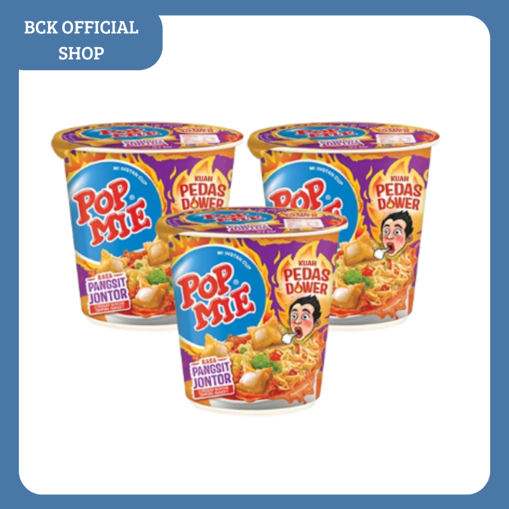 Jual Pop Mie Kuah Pedes Dower Pangsit Jontor 75gr | Shopee Indonesia