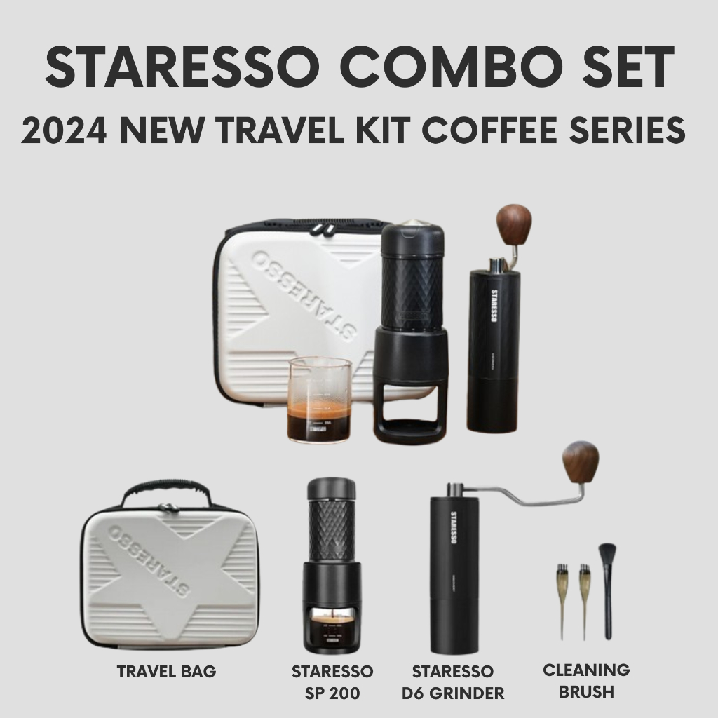Jual Staresso Combo Set Coffee Travel Edition SP200 Espresso Maker ...