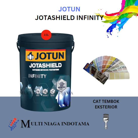 Jual JOTUN JOTASHIELD INFINITY [2.5L/3.5KG] KHUSUS BRILLIANT WHITE / CAT DINDING EKSTERIOR ...