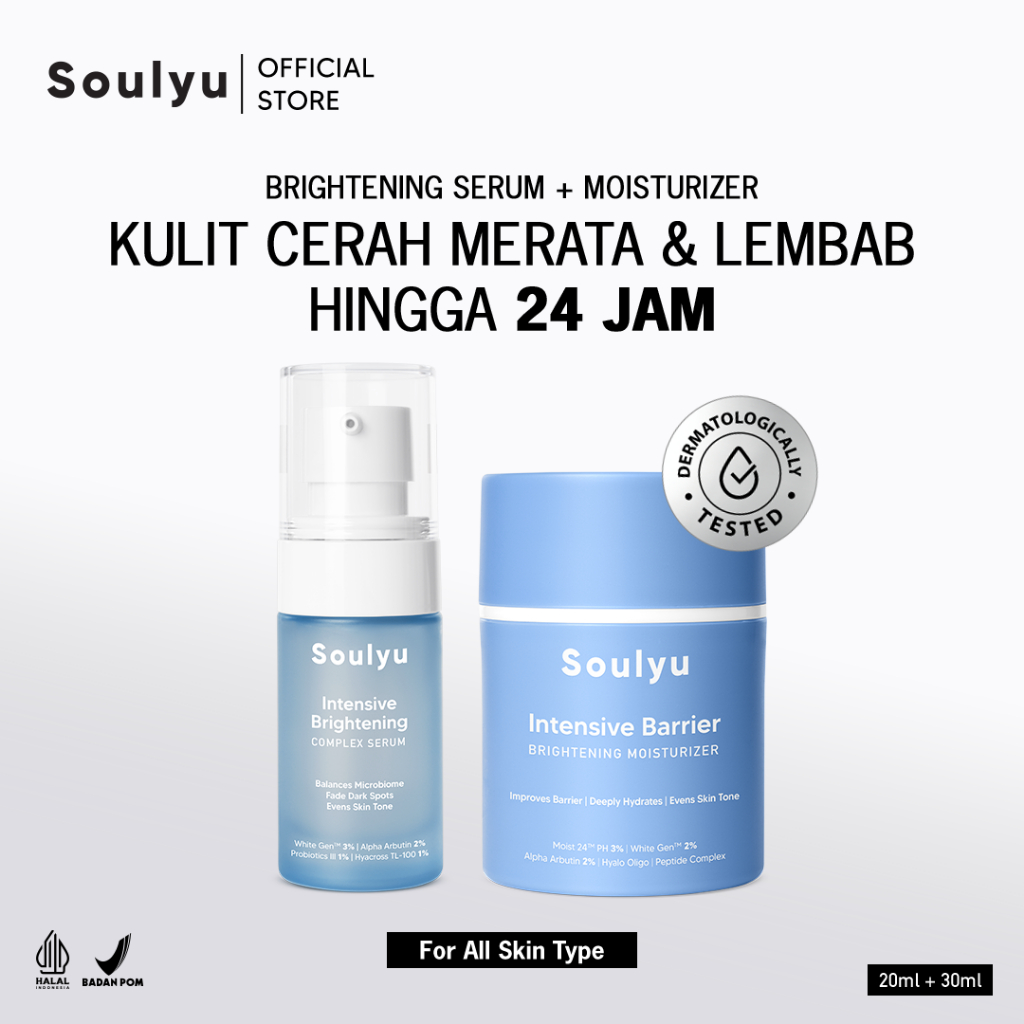 Jual SOULYU Intensive Barrier & Brightening Bundling Set | Shopee Indonesia
