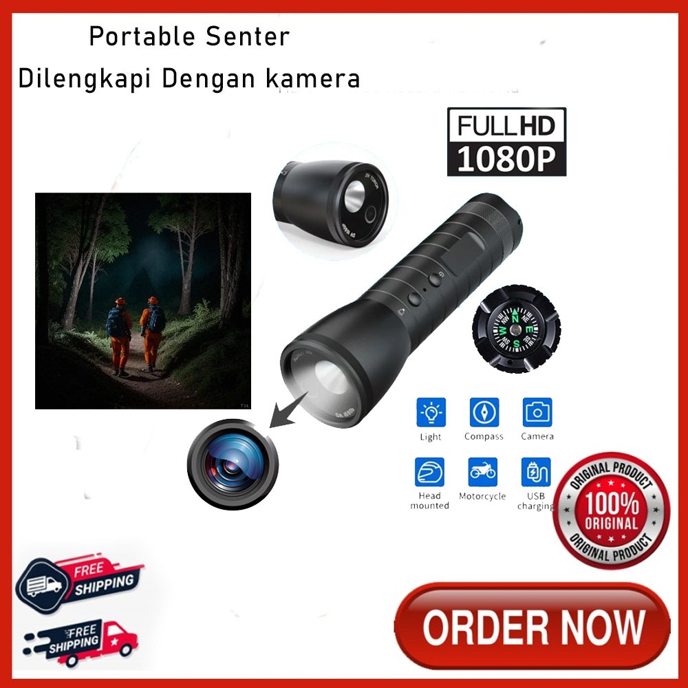 Jual Senter Kamera Portable / Cctv Kamera Colorvu Sport HD Waterproof ...