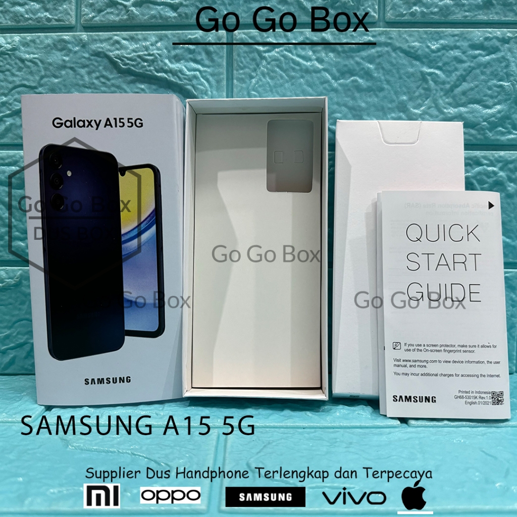 Jual DUS DUSBOX SAMSUNG A15 5G -GRATIS STICKER- DAN FULLSET(CHARGER ...