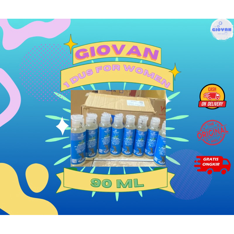 Jual 1 (DUS) SABUN GIOVAN BODY WASH 90 ML AROMA PINUS/ GREEN TEA / ISI ...