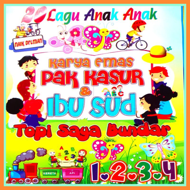 Jual Kaset VCD Musik 20 Lagu Anak Anak Karya Pak Kasur & Ibu Sud Album ...