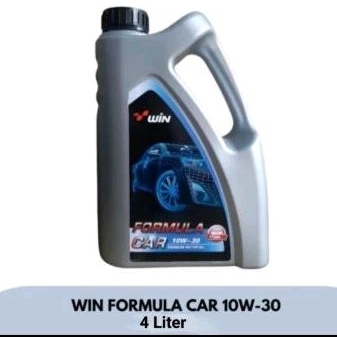 Jual Oli Win Formula Car 10W30 Api SL (4L)/Pelumas Mesin Bensin Win 10W ...