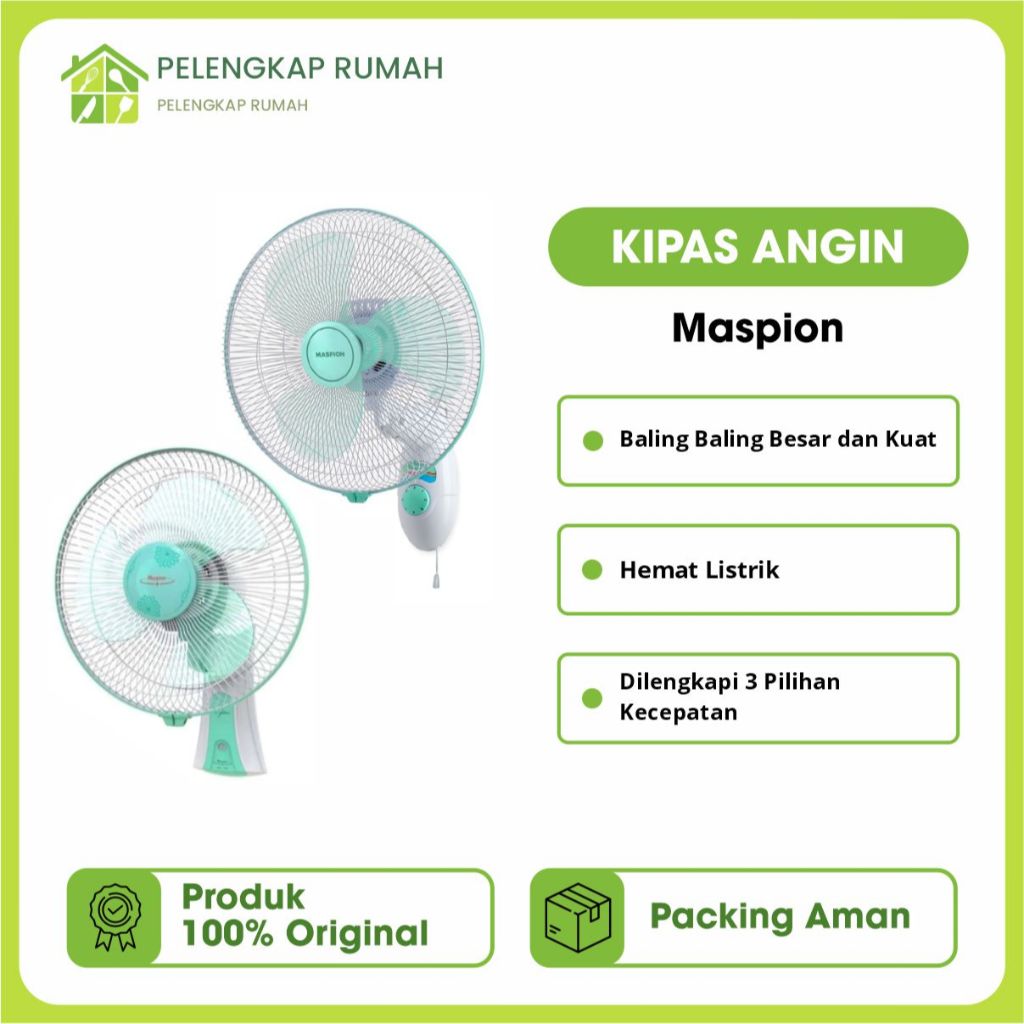 Jual Kipas Angin Dinding Maspion Wall Fan 14 Inchi MWF-37K | Shopee ...