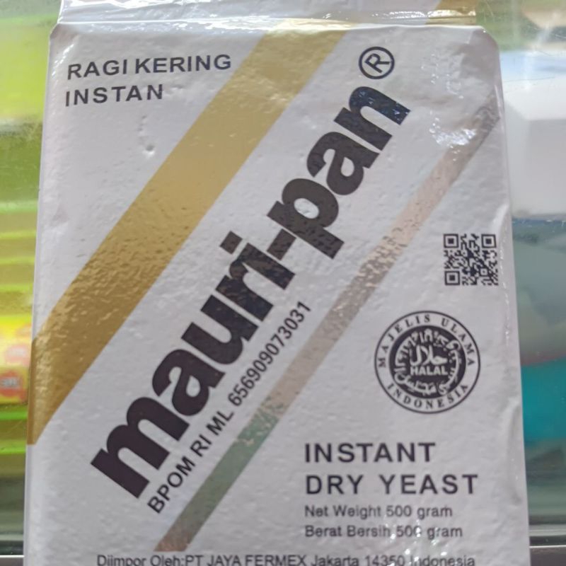 Jual mauri-pan ragi kering instan/instan dry yeast @500g | Shopee Indonesia
