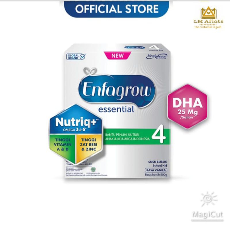 Jual ENFAGROW ESSENTIAL 4 VANILA 800GR | Shopee Indonesia
