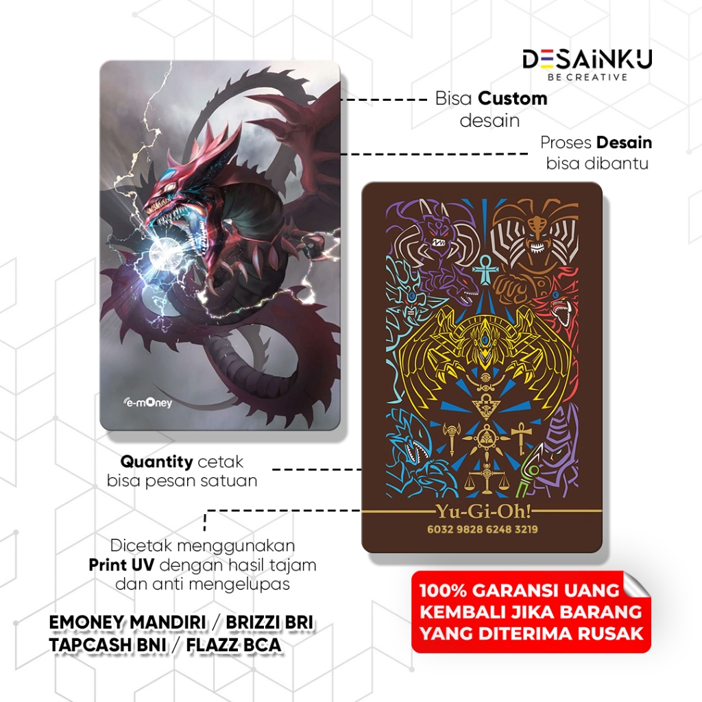 Jual Emoney/Tap Cash/Flazz/Brizzi/ GOD MONSTER YU-GI-OH! / YUGIOH ...
