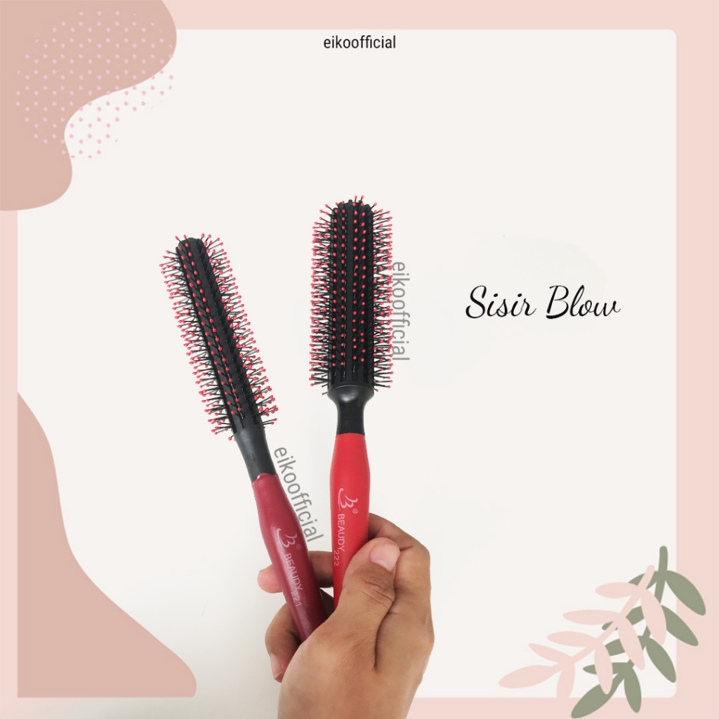 Jual Sisir Keriting Rambut Blow Hair Bulat Styling | Shopee Indonesia