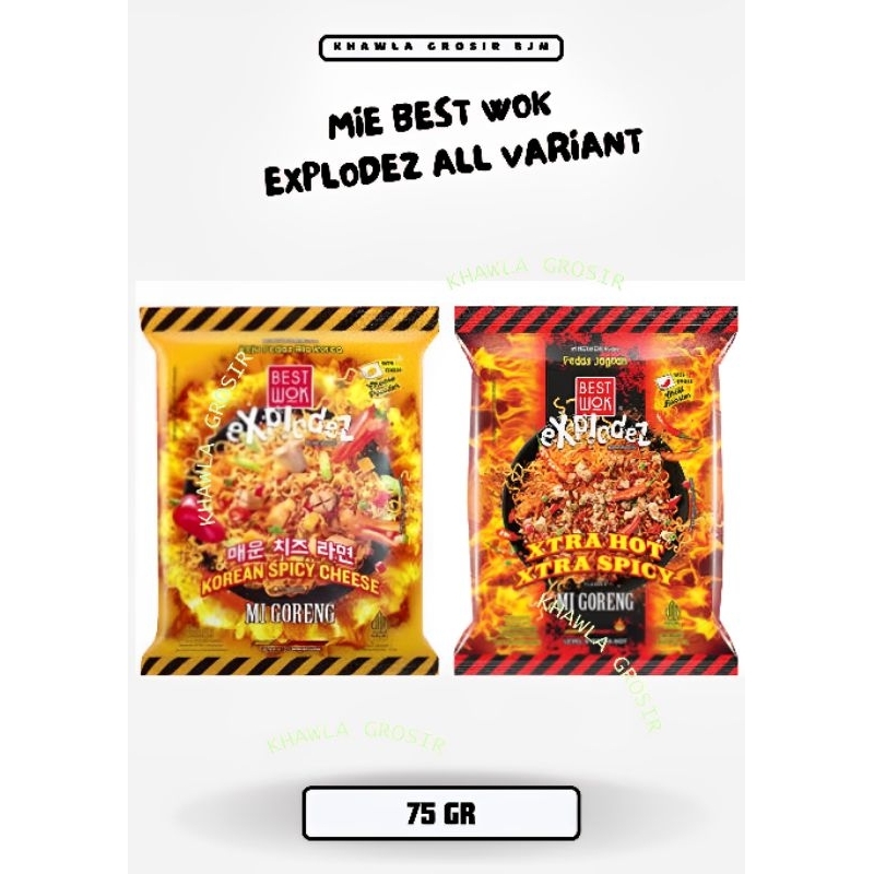 Jual BANJARMASIN | MIE INSTAN - BEST WOK | EXPLODEZ EXTRA HOT KOREAN ...