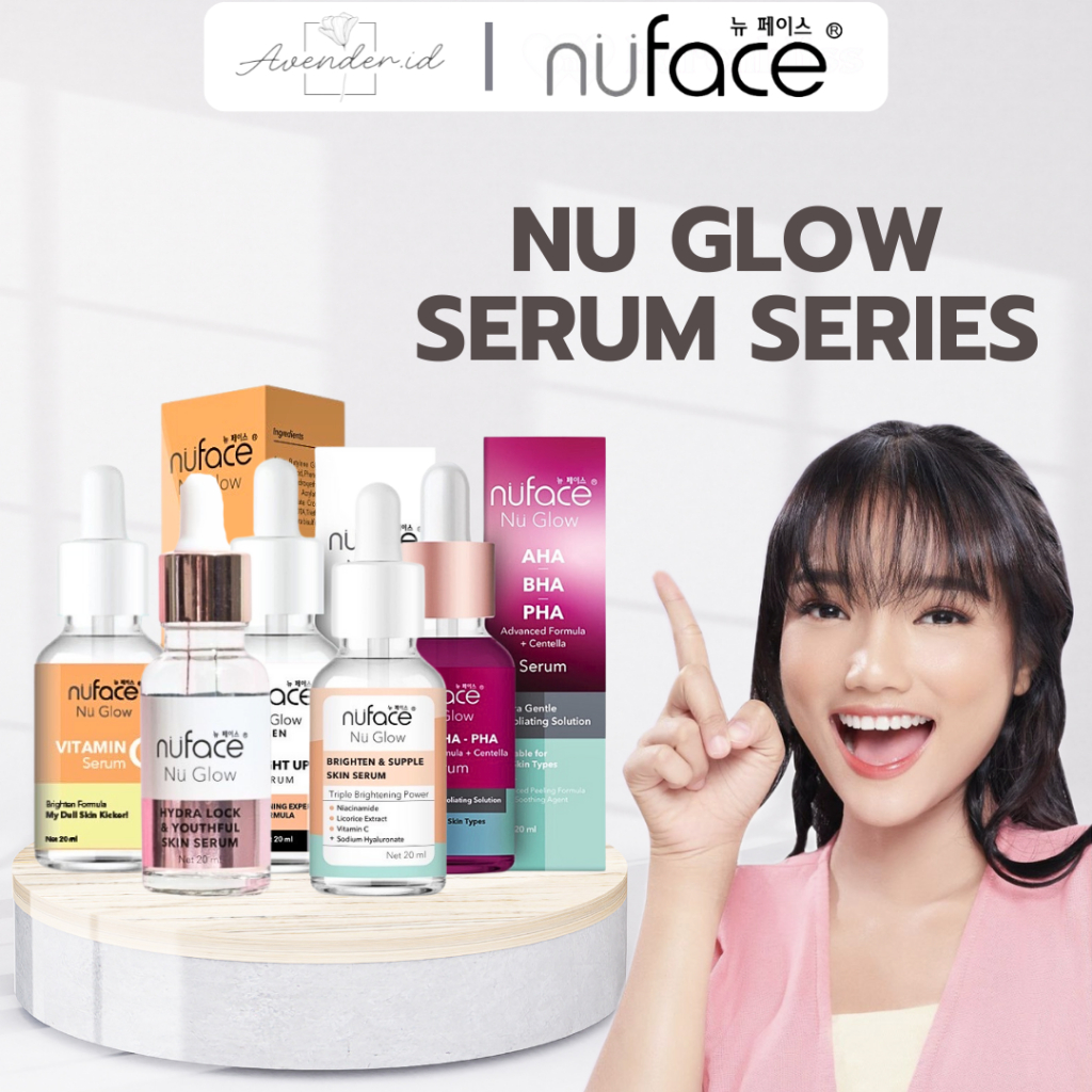 Jual (GET 1 GIFT) NUFACE NU GLOW FACE SERUM, serum wajah berjerawat ...