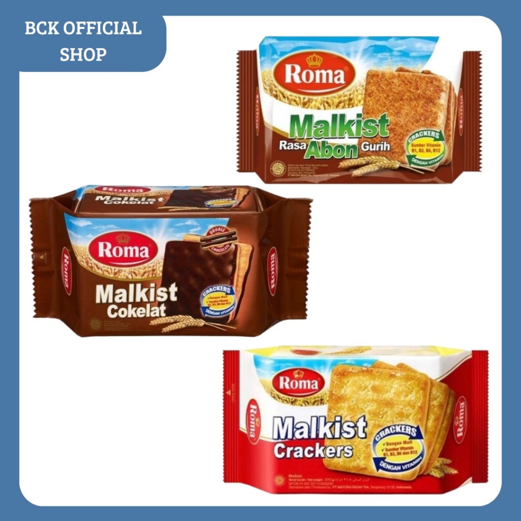 Jual ROMA MALKIST BELGIAN STYLE CHOCOLATE 90gr/ROMA MALKIST SWEET ...