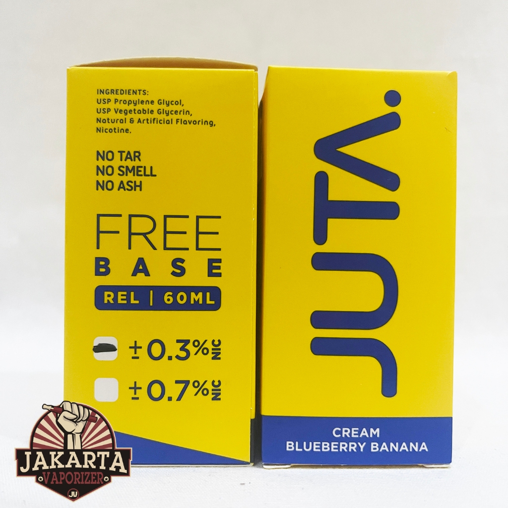Jual JUTA CREAM V3 BLUEBERRY BANANA 60ML 3MG 7MG BY RSR BREW | Shopee ...