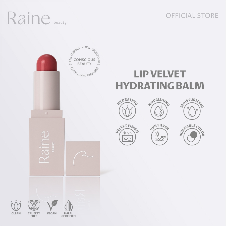 Jual Raine Beauty Lip Velvet Hydrating Balm | Shopee Indonesia