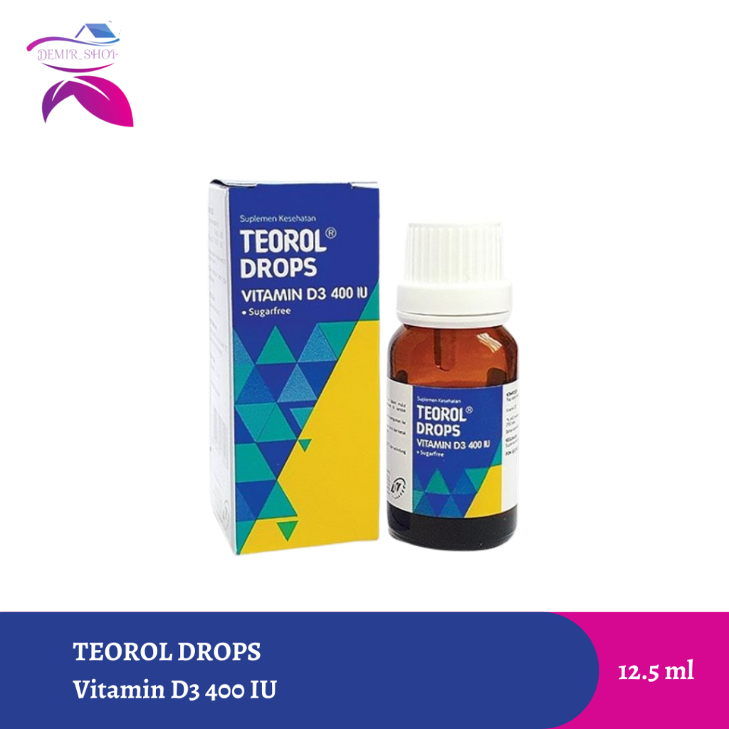 Jual Teorol Drops Vitamin D3 400 IU | Shopee Indonesia