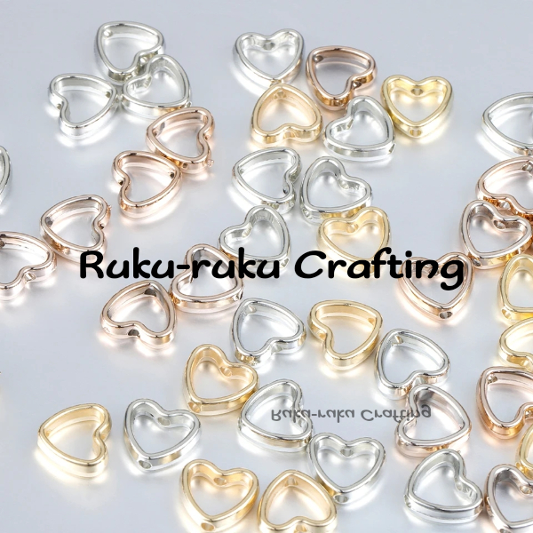 Jual 25 Pcs Manik Mote Love Pandora Silver Manik Love Bolong | Shopee ...