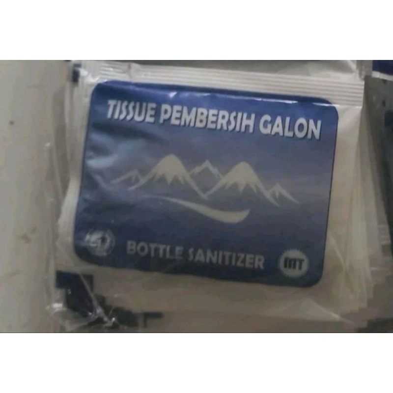 Jual tissue basah pembersih galon bottle sanitizer tisue tissu tisu ...
