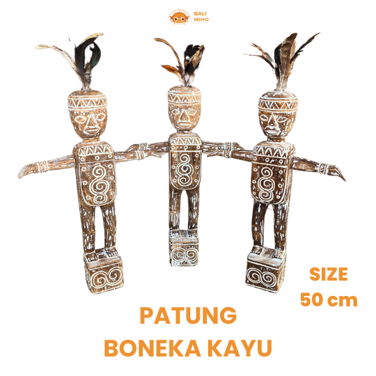 Jual Patung Boneka kayu 50 cm - Patung Boneka Suku Aborigin - Patung ...