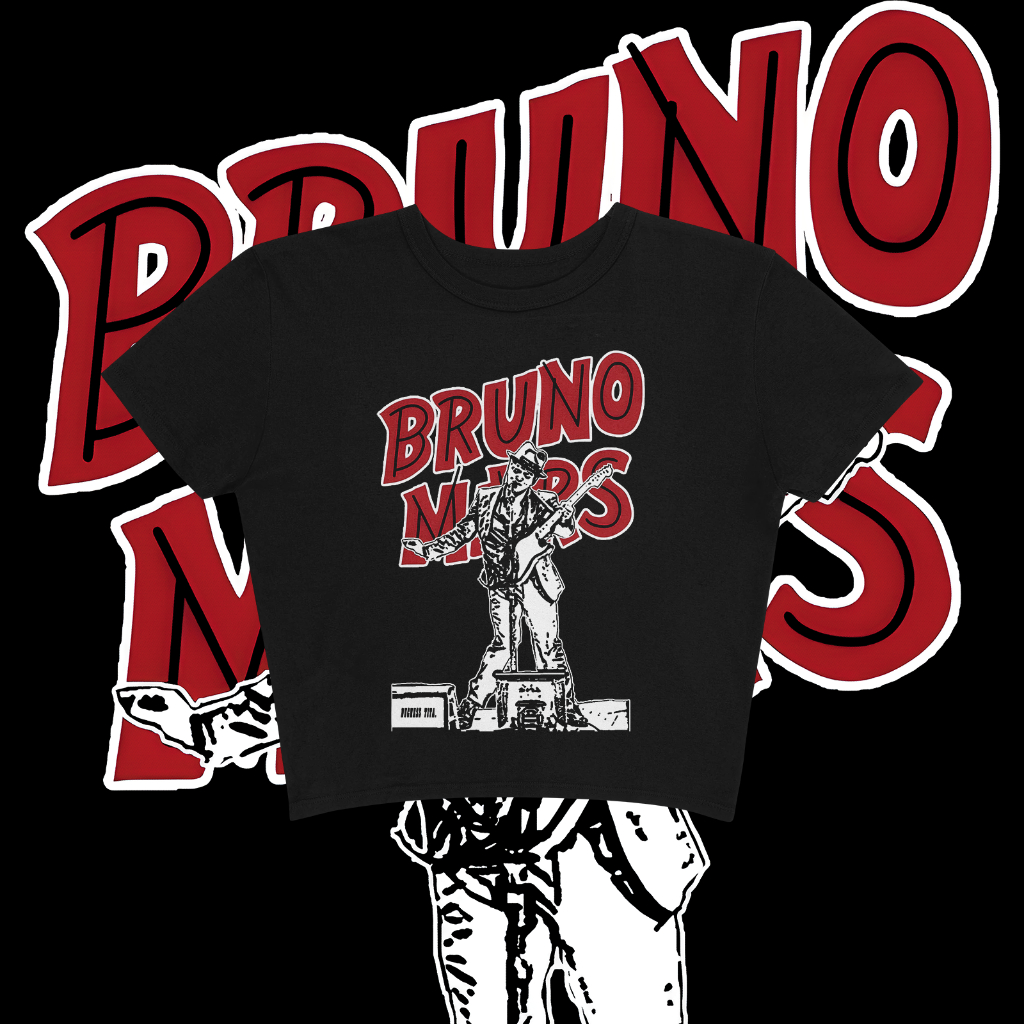 Jual CROP TOP BRUNO MARS | SINGER BAND METAN MUSIK ROCK | GRUNGE | CROPTOP HITAM | CROP TEE SLIM ...