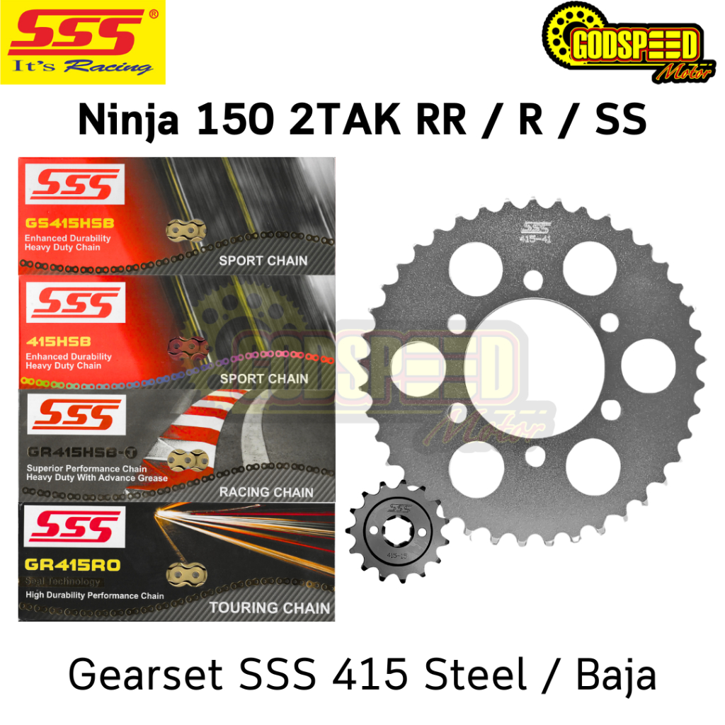 Jual GEARSET / GIRSET / GEAR SET / GIR SET NINJA 150 R / NINJA 150 RR ...