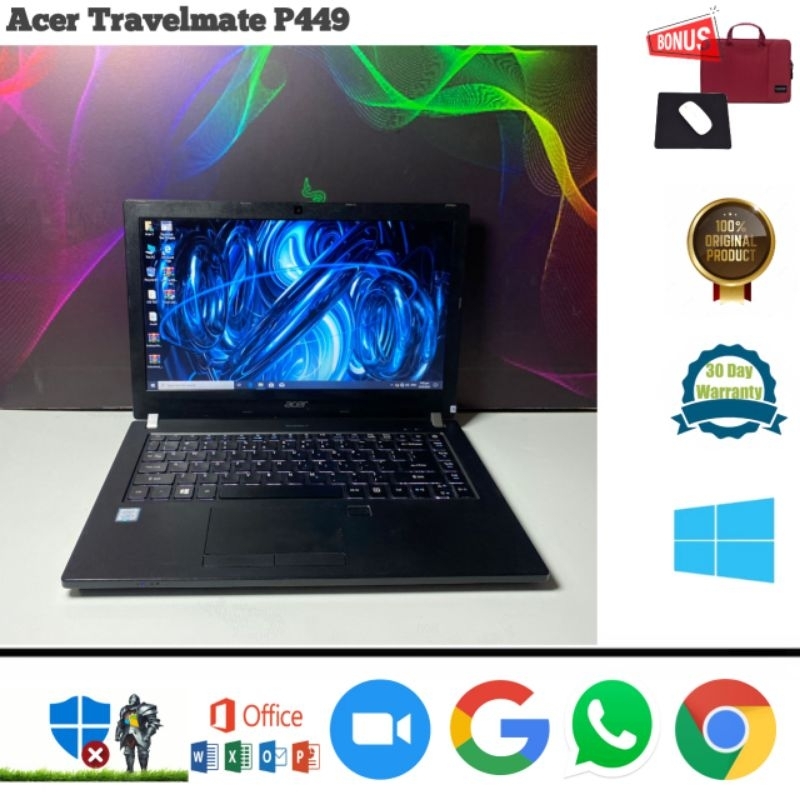 Jual Laptop Acer Travelmate P449 G3M Core i5 Gen 8 Ram 8 SSD 512 Win 10 Siap Pakai | Shopee ...