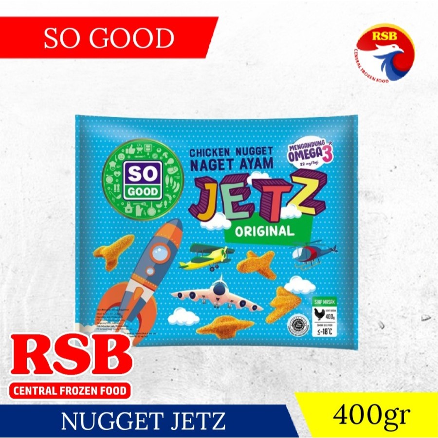 Jual So Good Chicken Nugget JetZ 400gr | Shopee Indonesia