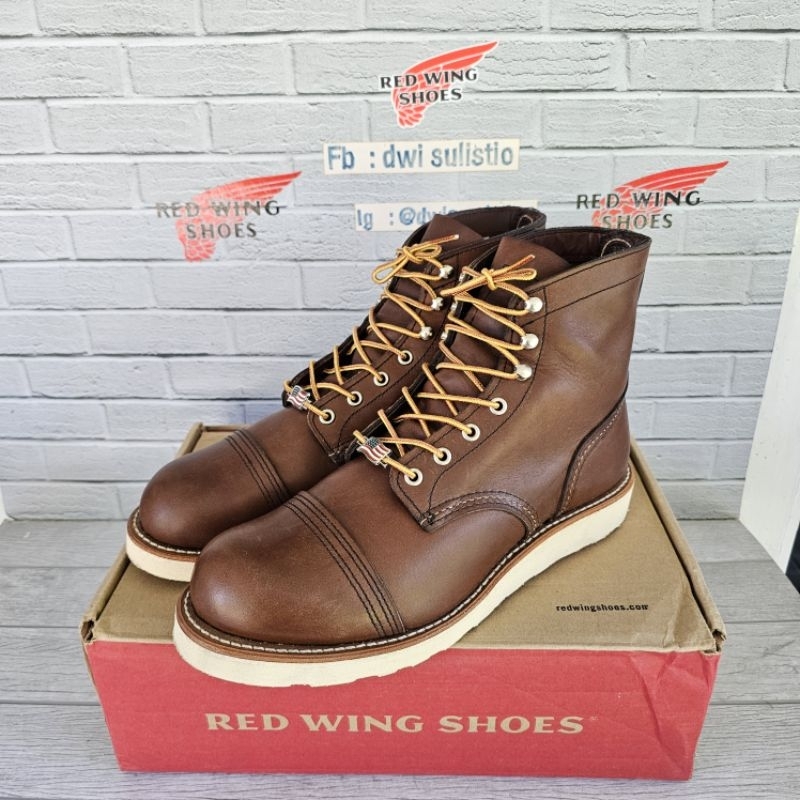 Jual Redwing 8088 Iron Ranger Traction TredSize 9D / 42 insole 27 cm ...