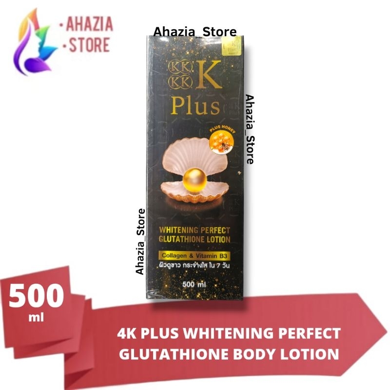 Jual 4K PLUS WHITENING PERFECT GLUTATHIONE BODY LOTION ORIGINAL ...