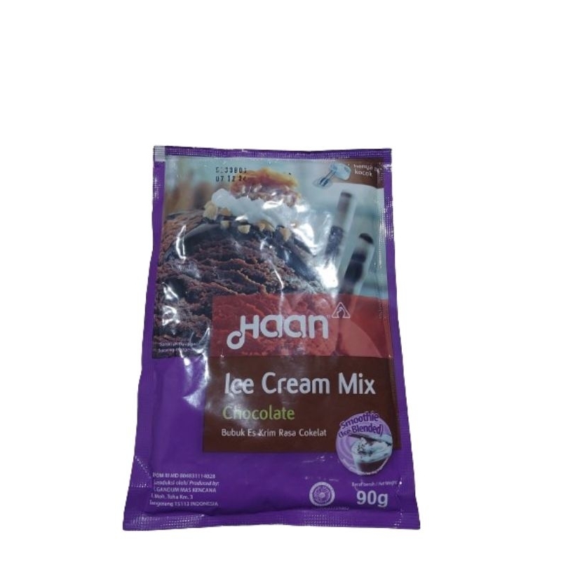 Jual HAAN ICE CREAM MIX SMOOTHIE ICE BLENDED 90GR | Shopee Indonesia