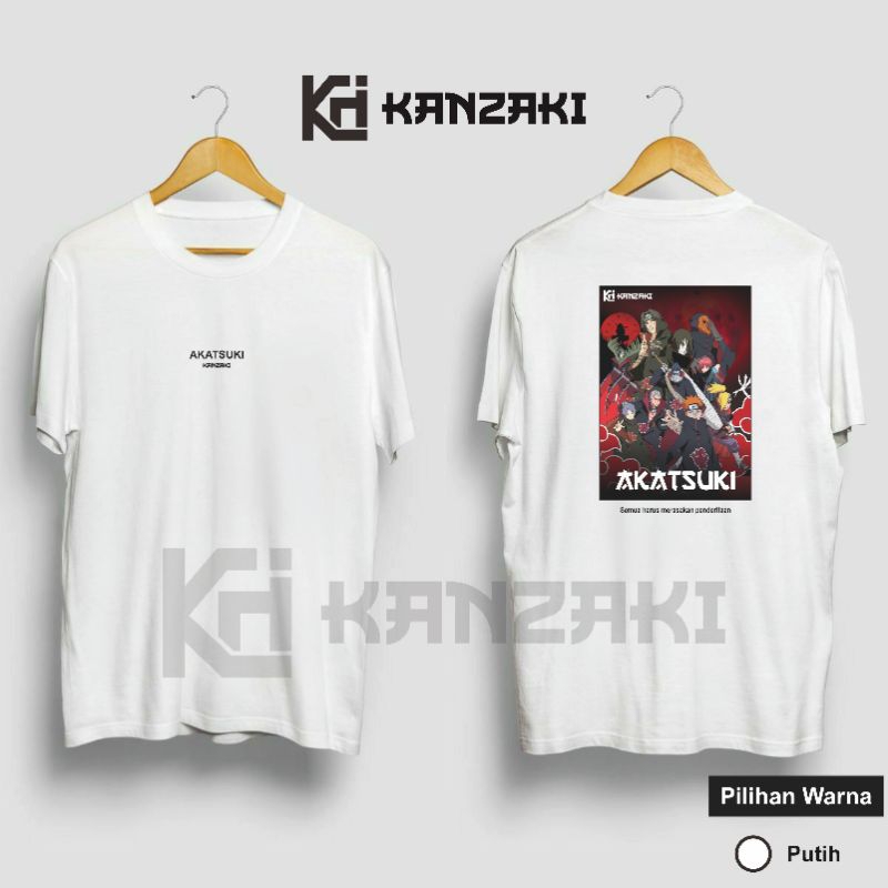 Jual Kaos Akatsuki. Baju Anime Naruto cotton 24s jepang kanzaki ...