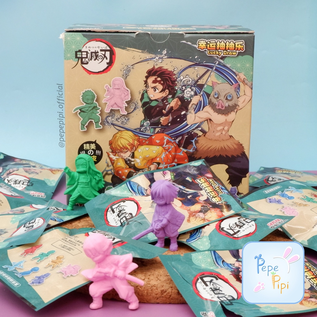 Jual Penghapus Misteri Bag Random Demon Slayer Eraser Penghapus Karet ...