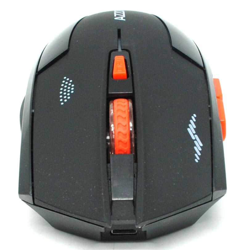Jual AZZOR Mouse Gaming Wireless Rechargeable USB 2400 DPI 2.4G - Black | Shopee Indonesia