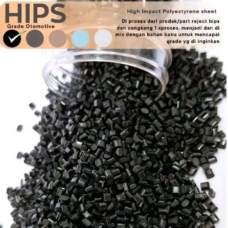 Jual Bahan baku material biji plastik HIPS hitam | Shopee Indonesia
