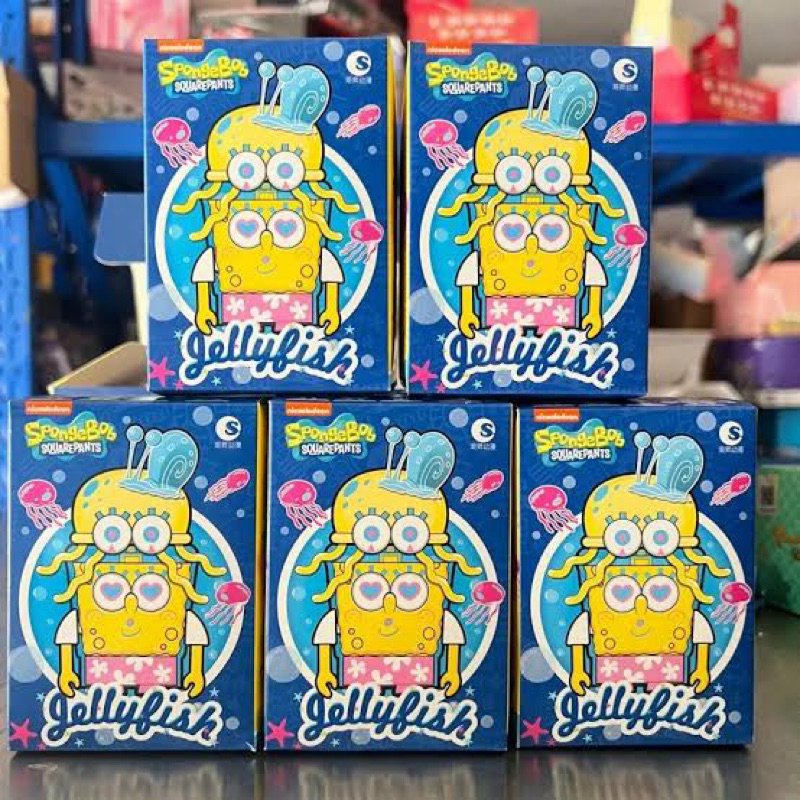 Jual SPONGEBOB BOUNCING JELLYFISH SERIES BLIND BOX FIGURE | Shopee ...