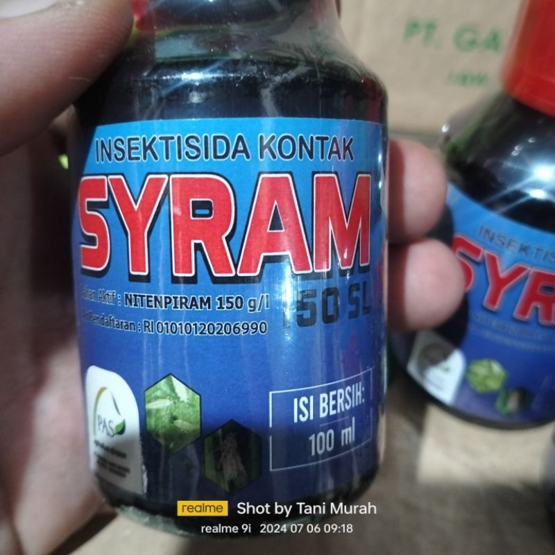 Jual SYRAM Nitenpiram 150 SL 100 ml Basmi wereng trips kutu kebul apids ...