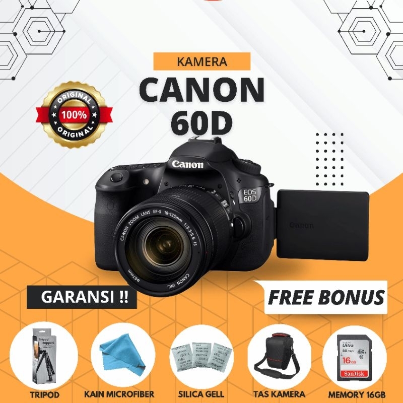 Jual KAMERA CANON 60D SEMI PRO FULSET MULUS SC RENDAH[TERBAIK] | Shopee ...